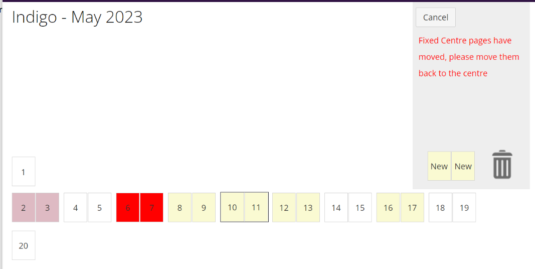 Adding or removing pages - Change Pagination – MagManager