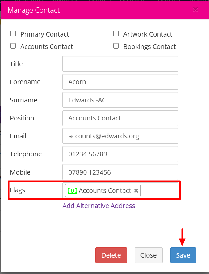 Person Flags – MagManager