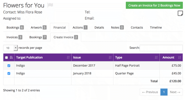 Creating Invoices – MagManager