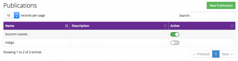 Setting up a new publication – MagManager